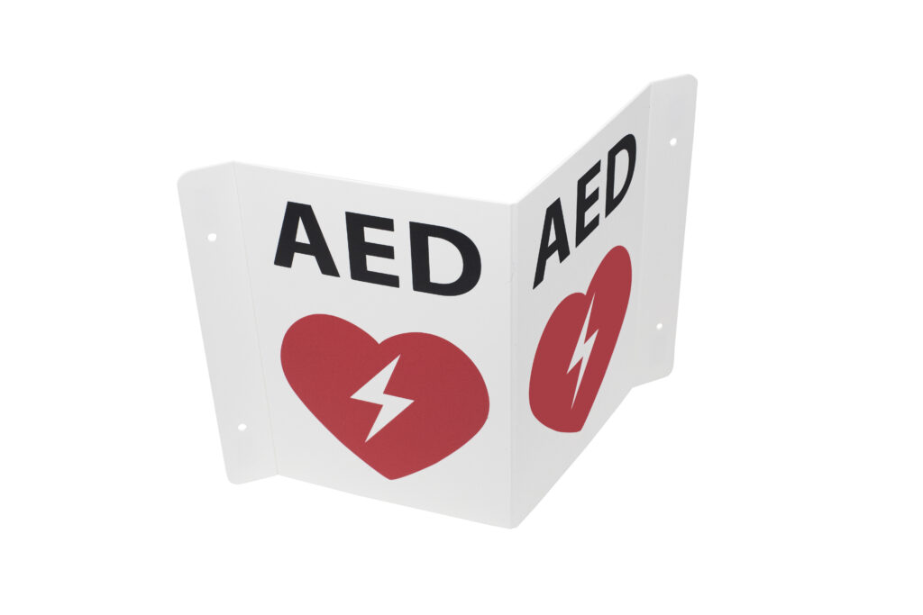 AED 3D Wall Sign - RPM Training Services